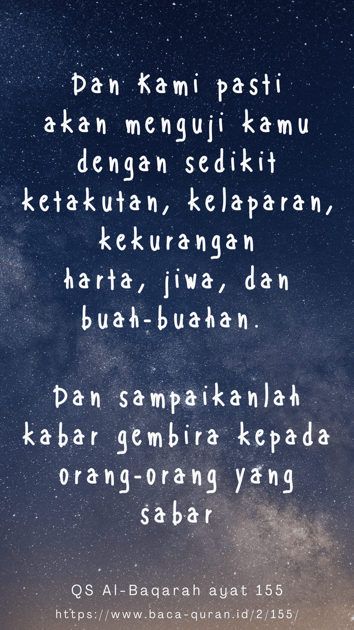 Tentang Sabar | Web Stories by Baca-Quran.id