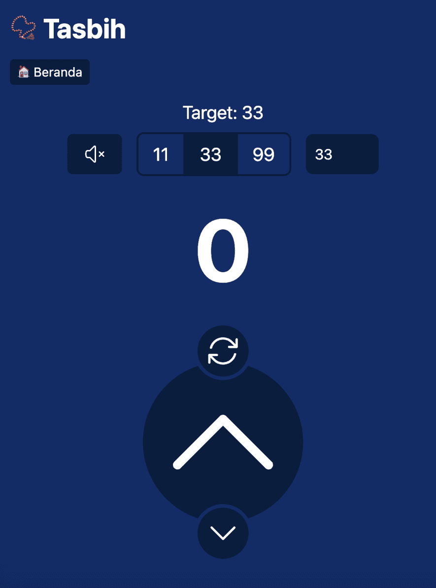 Panduan menggunakan tasbih digital online dengan mudah dan gratis ...